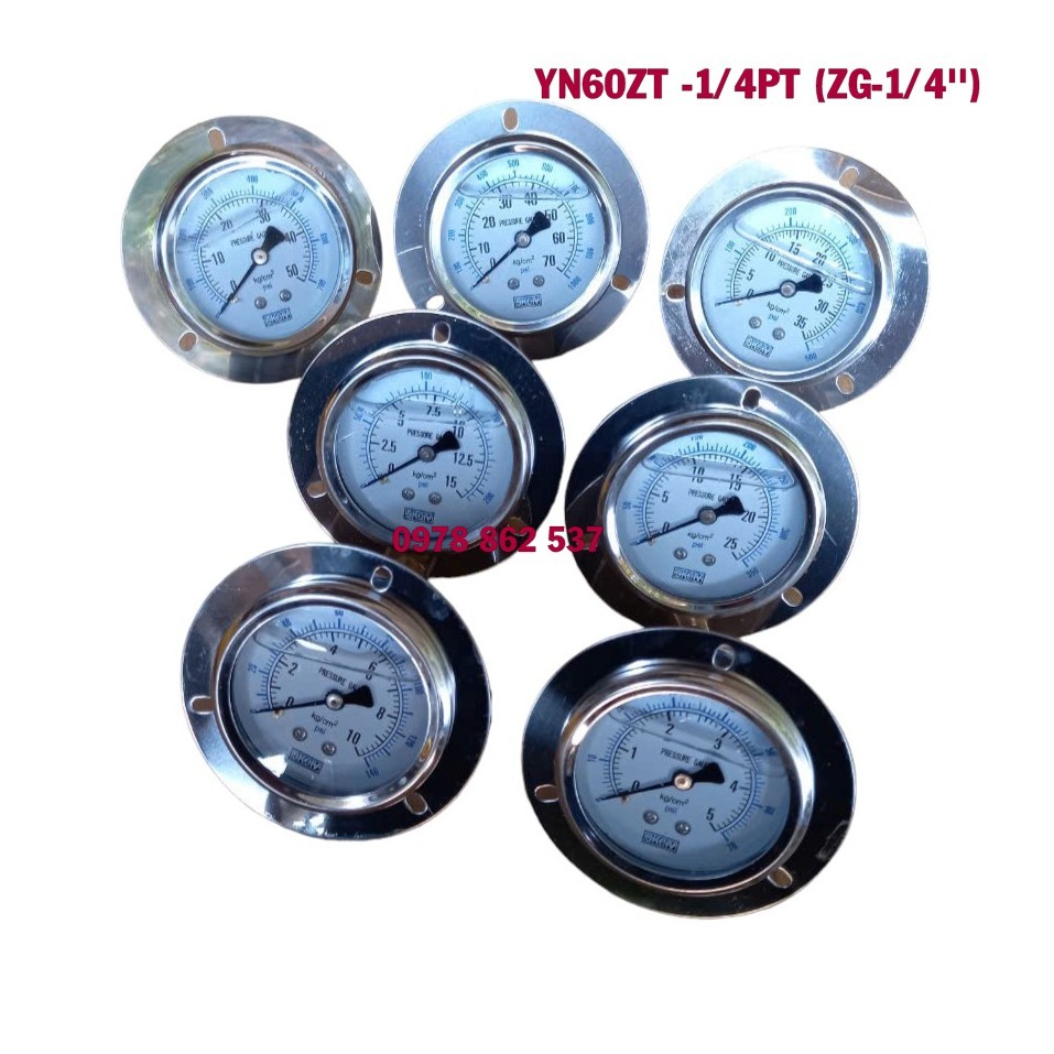 後法蘭液壓壓力表 YN60ZT | 蝦皮購物
