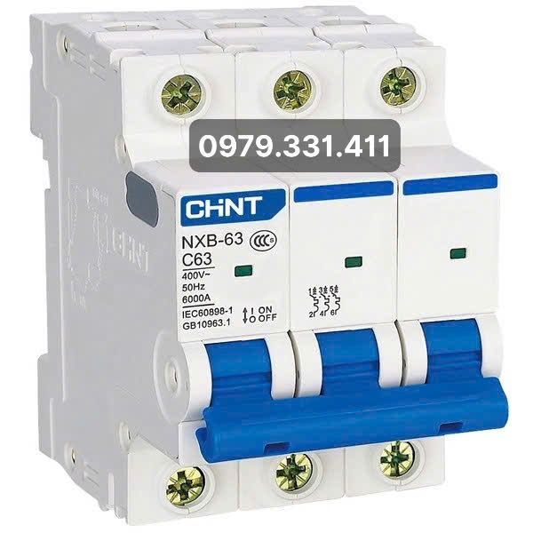 Aptomat 1P,2P,3P 220V CHINT 32A 40A 63A 短路過載保護正品 | 蝦皮購物