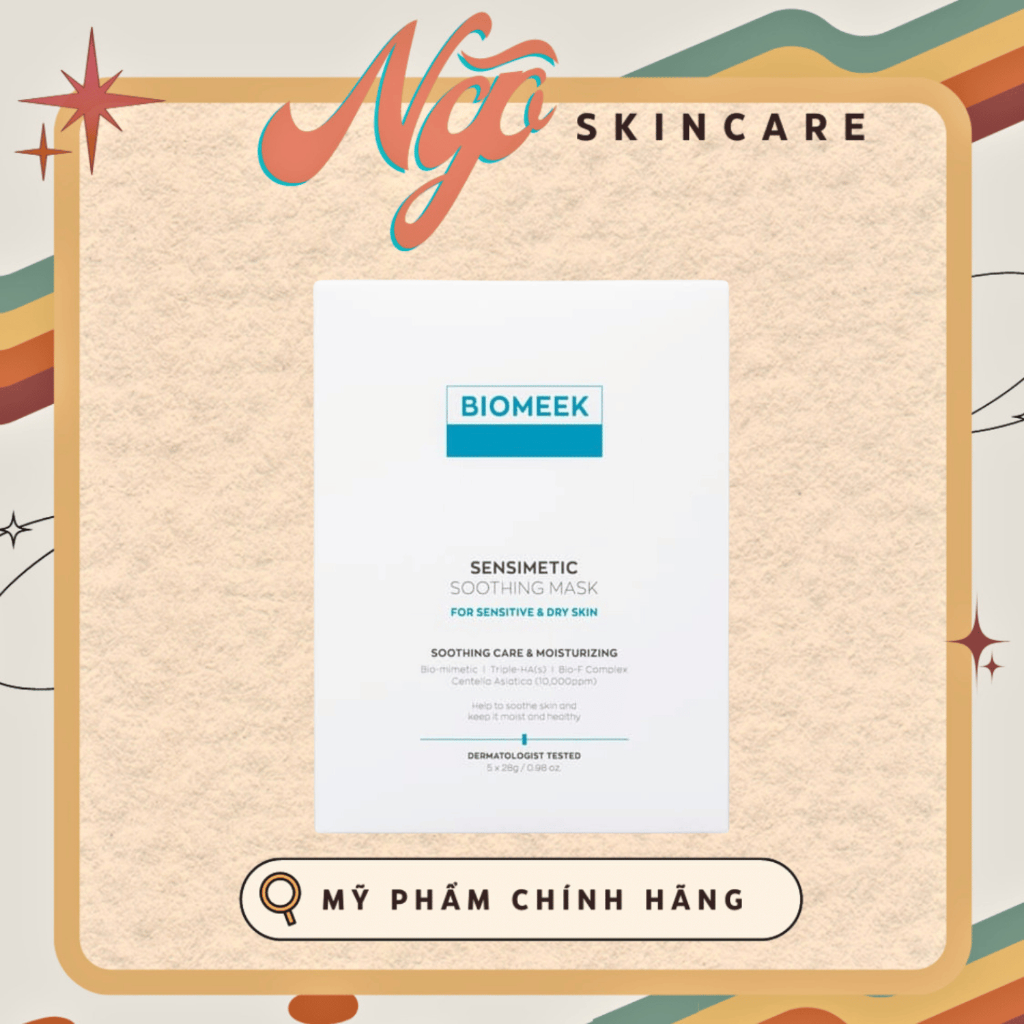 Biomeek Sensimetic 舒緩面膜 - 整盒(5 片) | 蝦皮購物
