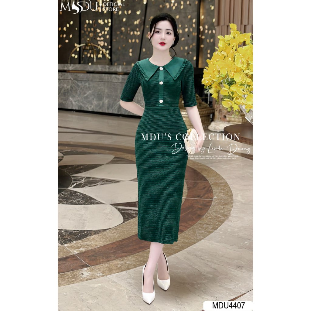 設計師連衣裙 K39-D2-3 MDU4407 奢華緊身造型,帶有來自 MDU 的精緻魅力 | 蝦皮購物