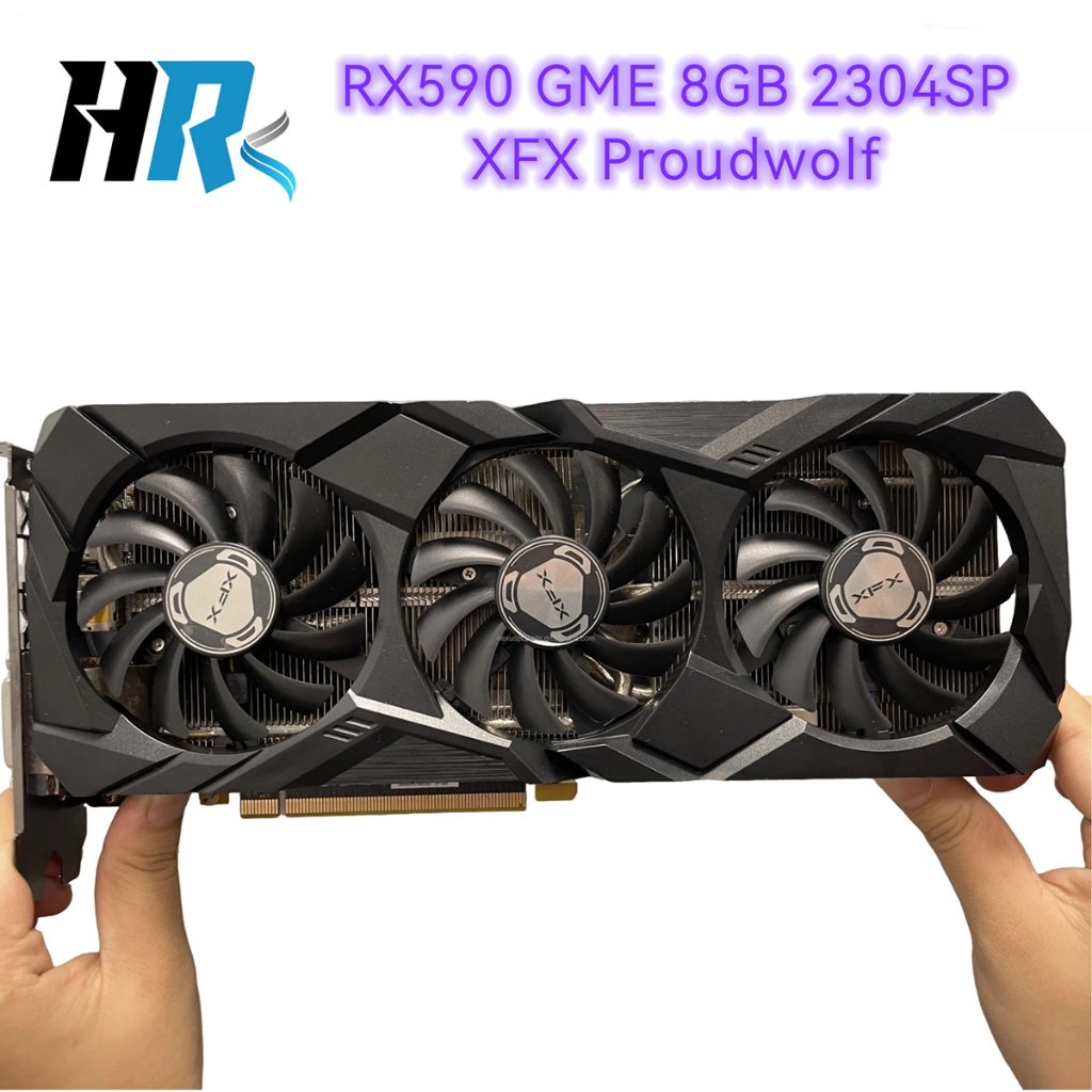 全新 VGA AMD Radeon RX590 GME XFX Proudwolf 8GB 2304SP 3Fan 最優 | 蝦皮購物