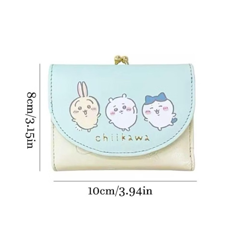 Chiikawa 錢包, Chiikawa Pocket Wallet,可愛的卡通錢包,Chiikawa Hachiwa | 蝦皮購物