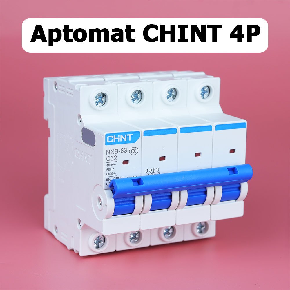Aptomat CHINT 4Pha (NXB-63) 小型 CB 斷路器 16A 32A 63A MCB AC 4 相 | 蝦皮購物