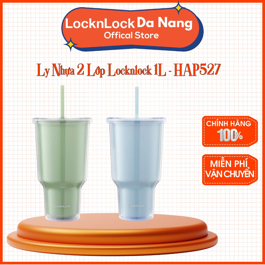 Locknlock 2 層塑料杯 1L - 2 種顏色 - HAP527- lock&lock Lotte Mart 大 | 蝦皮購物
