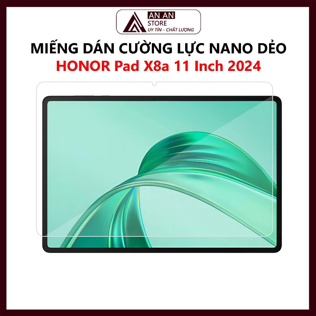鋼化 HONOR Pad X8a 11 英寸 NDL-W09 2024 - 納米柔性平板鋼化玻璃 | 蝦皮購物