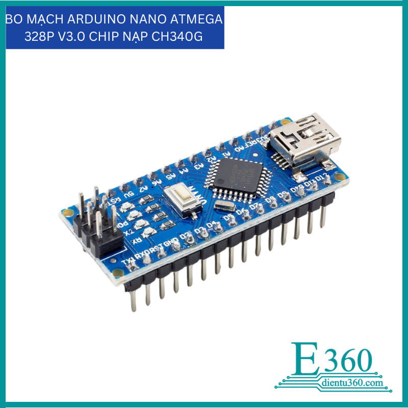 Arduino Nano ATmega328P V3.0 板(CH340G 裝載機芯片)- 緊湊、強大、易於編程 | 蝦皮購物