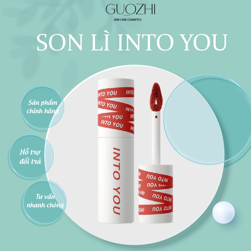 Into You 啞光唇膏 Into You Em08 EM23 防滑唇泥啞光唇膏 GUOZHI_SKINCARE | 蝦皮購物
