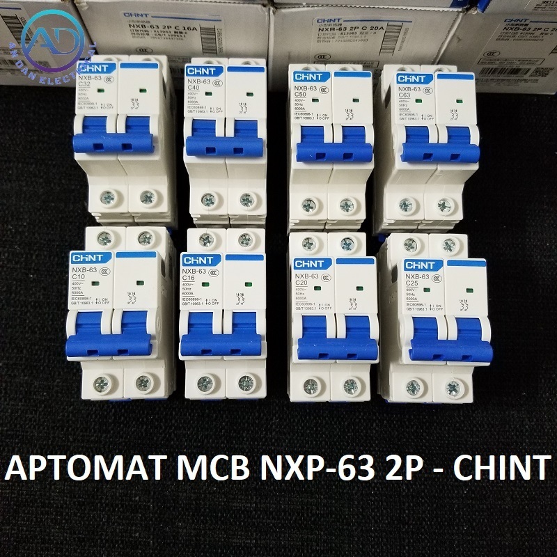 【正品】Aptomat、小CB MCB CHINT NXB-63 2P 6A 10A 16A 20A 25A 32A 4 | 蝦皮購物