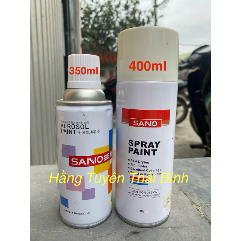 SANO PAINT 400ml 1 罐各種顏色(銀色、白色、黑色、熱腰部...) | 蝦皮購物