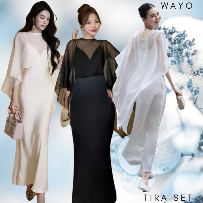 [Tira Dress] WAYO Dress 採用優質韓超絲魚尾連衣裙,設計,搭配時尚奢華派對禮服 | 蝦皮購物