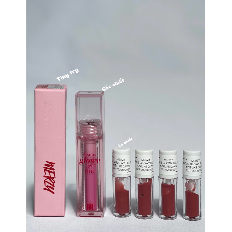 [口紅] Merzy Bisous Glowy Gel Tint | 蝦皮購物