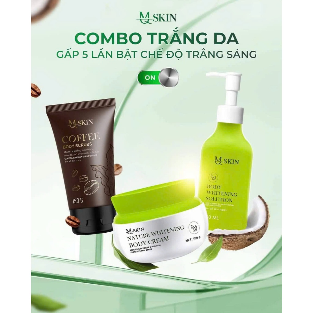 [MQ02] Mqskin 超白身體組合 (TTB + 身體乳 + 美白) 150ml | 蝦皮購物