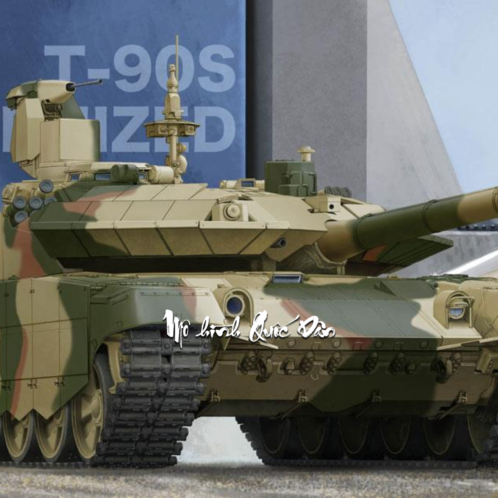 軍事模型 T90S 現代化坦克模型套件比例:1/35 TRUMPETER | 蝦皮購物
