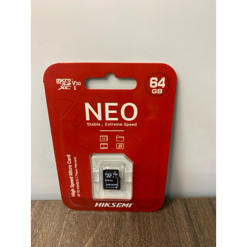 Hiksemi NEO C1 64GB 存儲卡紅色(終身盒 50c HS-TF-C1-32G) | 蝦皮購物