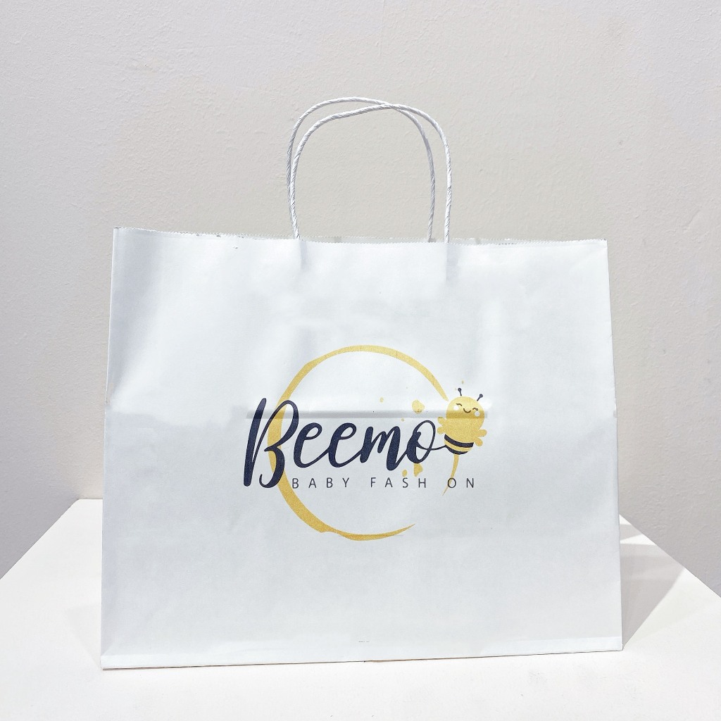 Beemo logo 兒童印花紙袋,禮品袋 25cmx30cm TG01 | 蝦皮購物