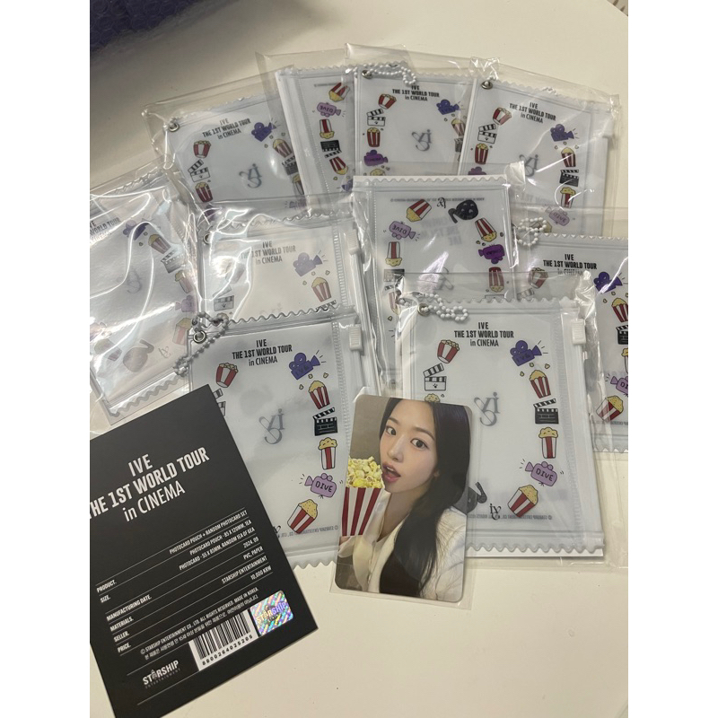 Ive THE 1st WORLD TOUR at CINEMA Pop-Up Store MD PHOTOCARD 隨 | 蝦皮購物