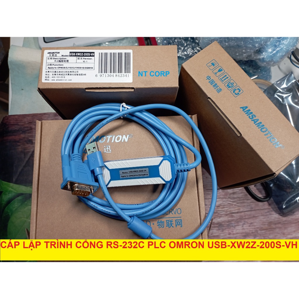 歐姆龍plc RS-232C端口編程線USB-XW2Z-200S-VH系列CPM2A/CJ/CS/CQM1H | 蝦皮購物