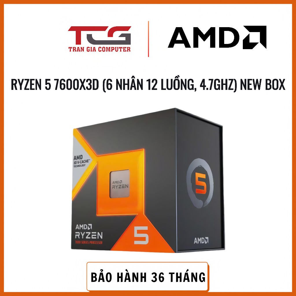 Amd RYZEN 5 7600X3D CPU 處理器(高達 4.7 GHZ、102MB CACHE、6 核 12 線程 | 蝦皮購物