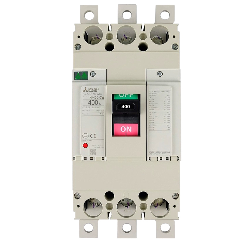 Cb BLOCK MCCB 三菱 NF400-CW 3P 250A、300A、350A、400A 36kA | 蝦皮購物