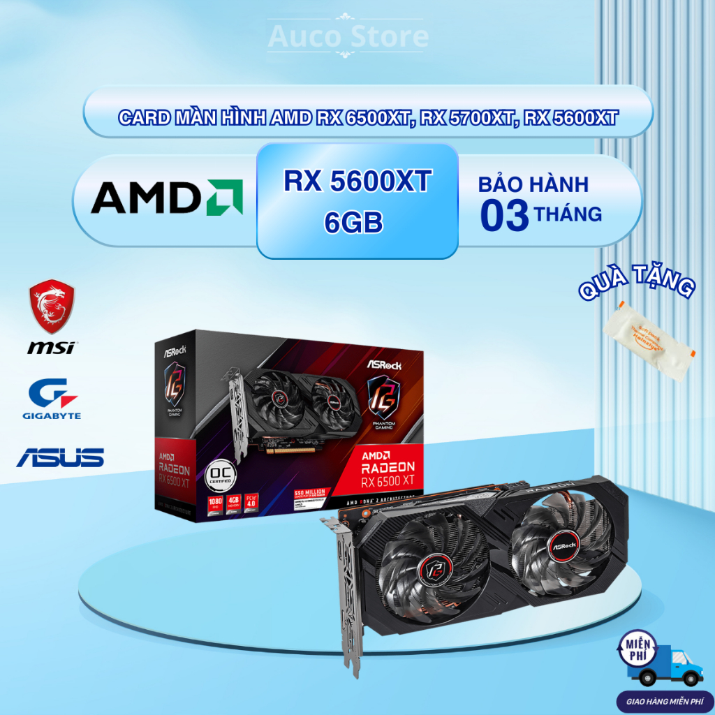 Amd Rx 6500xt, Rx 5700xt, Rx 5600xt, Rx 5600 顯卡 | 蝦皮購物