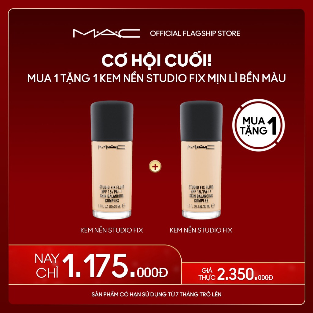 [買 1 送 1] MAC - 2 件套:MAC Studio Fix Fluid Foundation 30ml x2 | 蝦皮購物