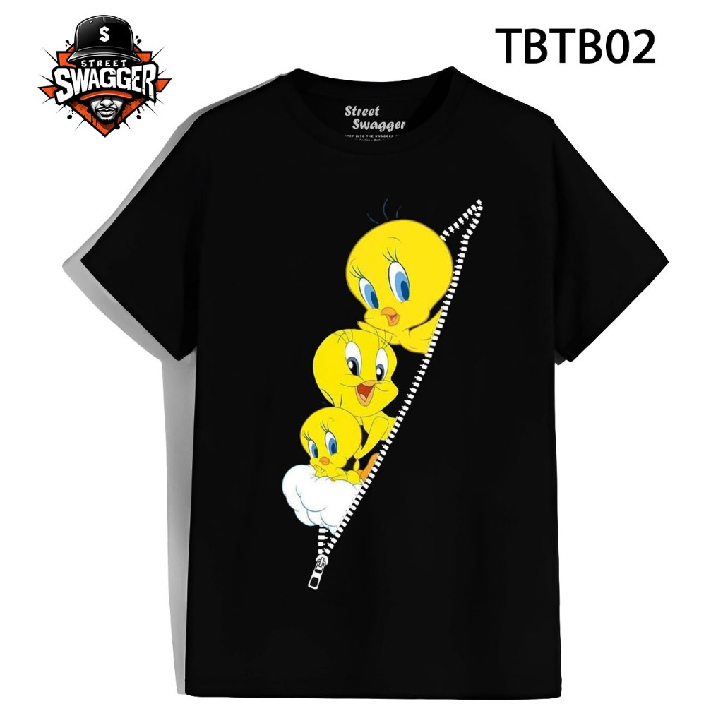 Street Swagger 品牌合集 Tweety Bird 中性卡通 t 恤 TBTB02 | 蝦皮購物