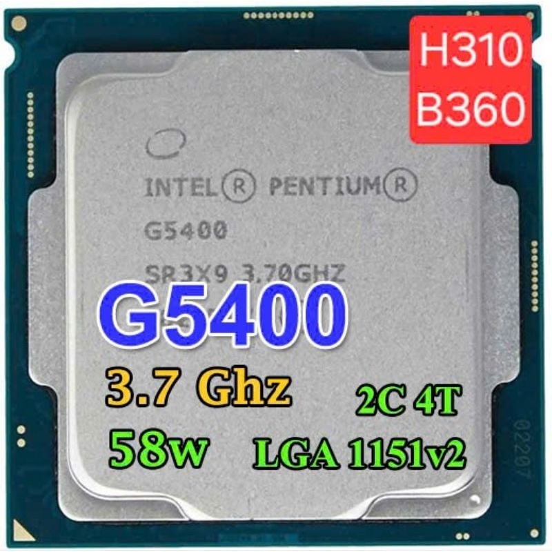 奔騰 G5400 CPU 托盤 2ND | 蝦皮購物