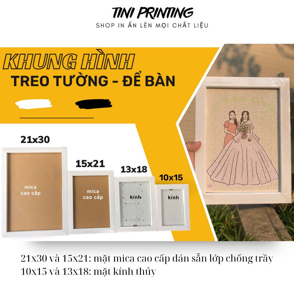 桌面相框 - 牆框 Tini Print A6(10x15)、B6(13x18)、A5(15x21)、A4(21x30) | 蝦皮購物