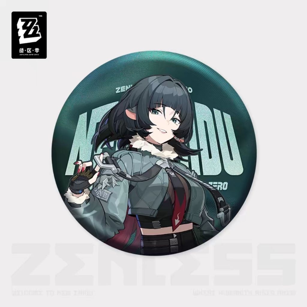 【正版】ZZZ Mouse Jane Doe 徽章-徽章 Jane Doe Zenless Zone 零官方 | 蝦皮購物