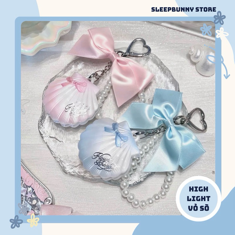 花朵高光鑰匙扣,打造輪廓面部 2025 Flower Knows Seashell Collection | 蝦皮購物