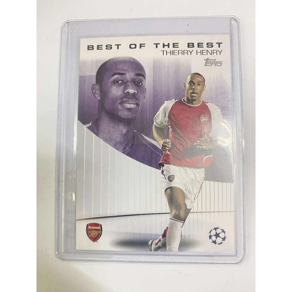足球卡 L725 Thierry Henry 阿森納最好的 Topps UCC 旗艦 2024/25 | 蝦皮購物