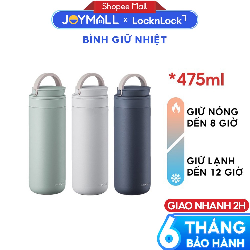 LocknLock 保溫瓶 475ml Metro Two Way LHC4274,正品,帶手柄,2 個蓋子 - Joy | 蝦皮購物