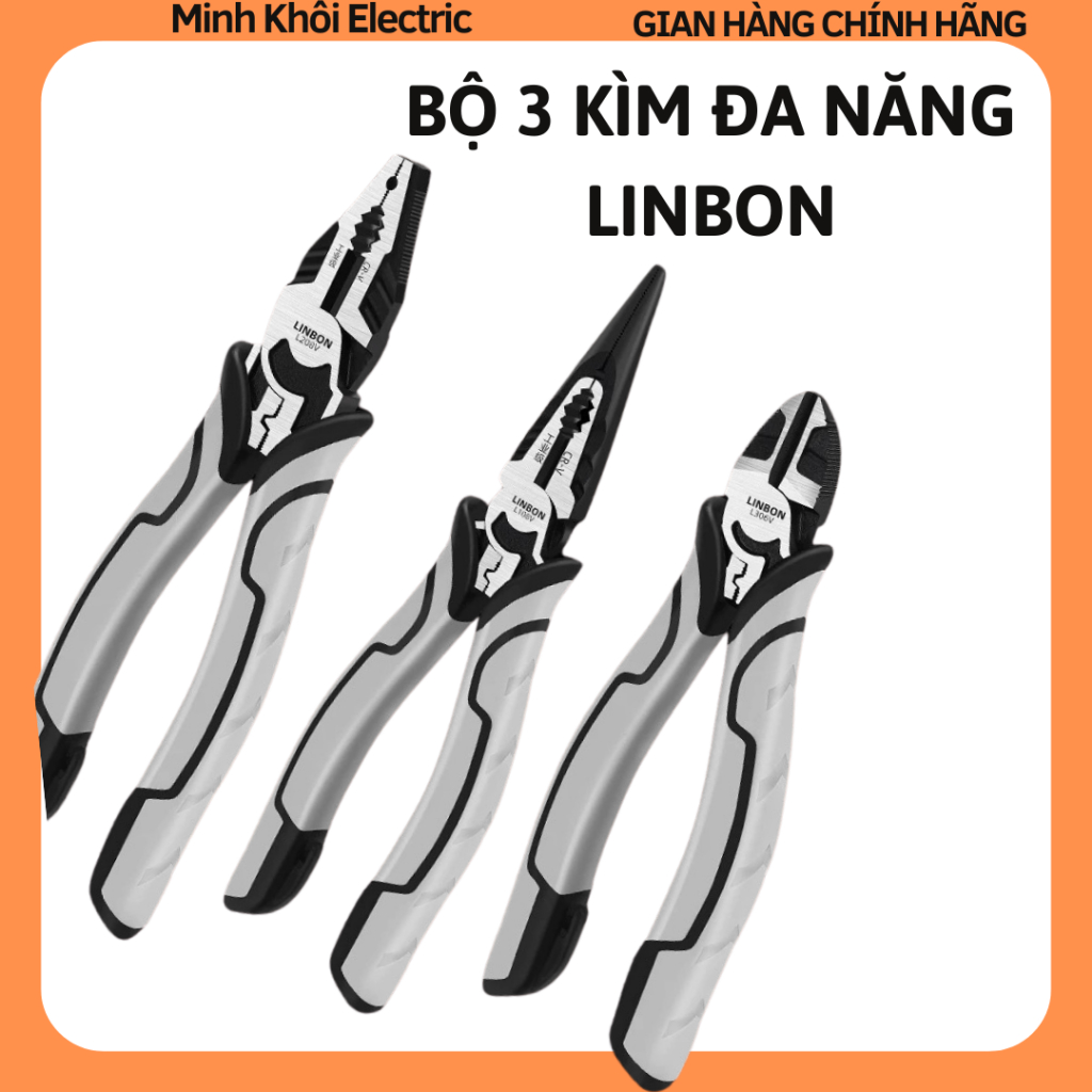 3 件套 Linbon 多功能鉗子,絕緣鉗子,電動鉗子,電動鉗子,電動鉗子,電工鉗子。電塗層鉗子,絕緣鉗子,絕緣鉗子 | 蝦皮購物