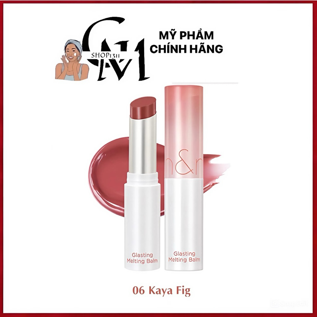 Romand Glasting 06 Kaya Fig 純素潤唇膏 Earthy Red 粉色 | 蝦皮購物