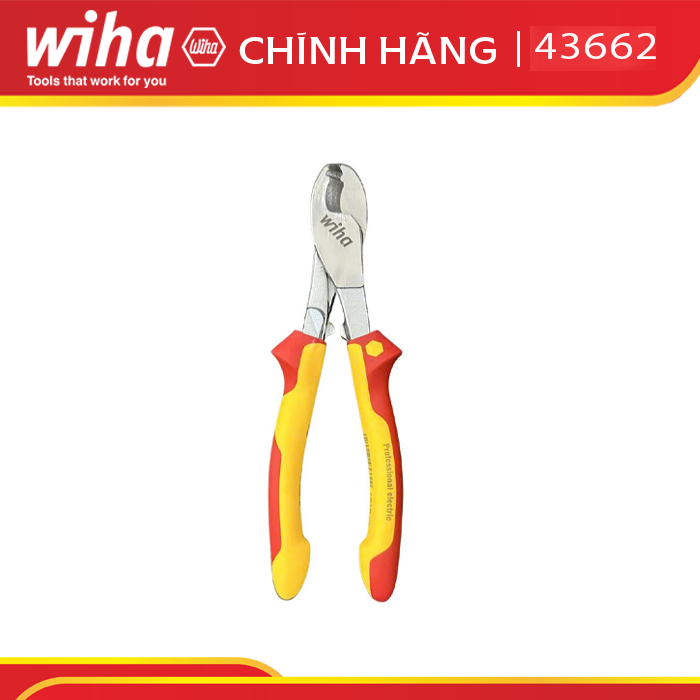 Wiha 43662 電纜剪鉗絕緣 1000V 210mm | 蝦皮購物