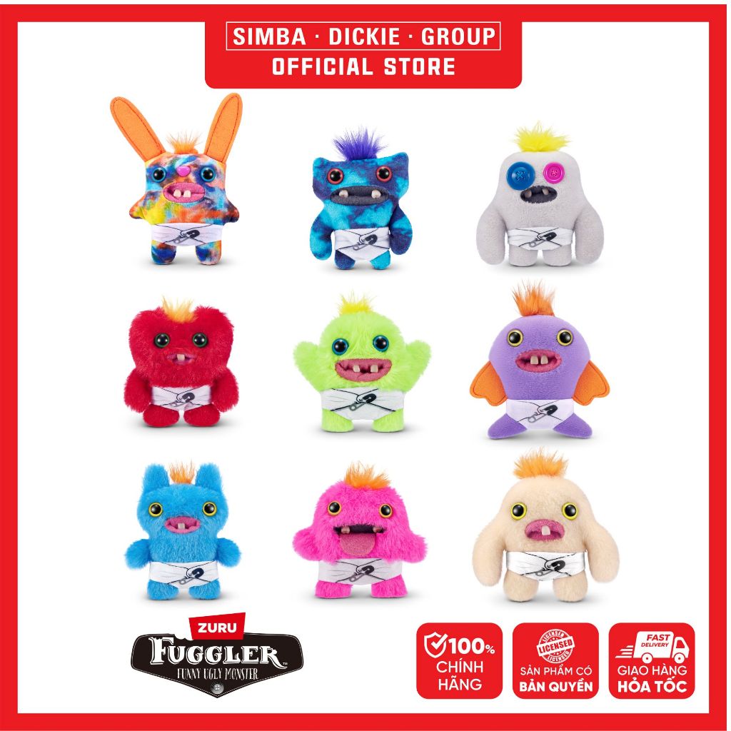 [選擇型號] ZURU TOYS Fuggler Baby Fuggles 3.5" 15703 - Simba Toy | 蝦皮購物