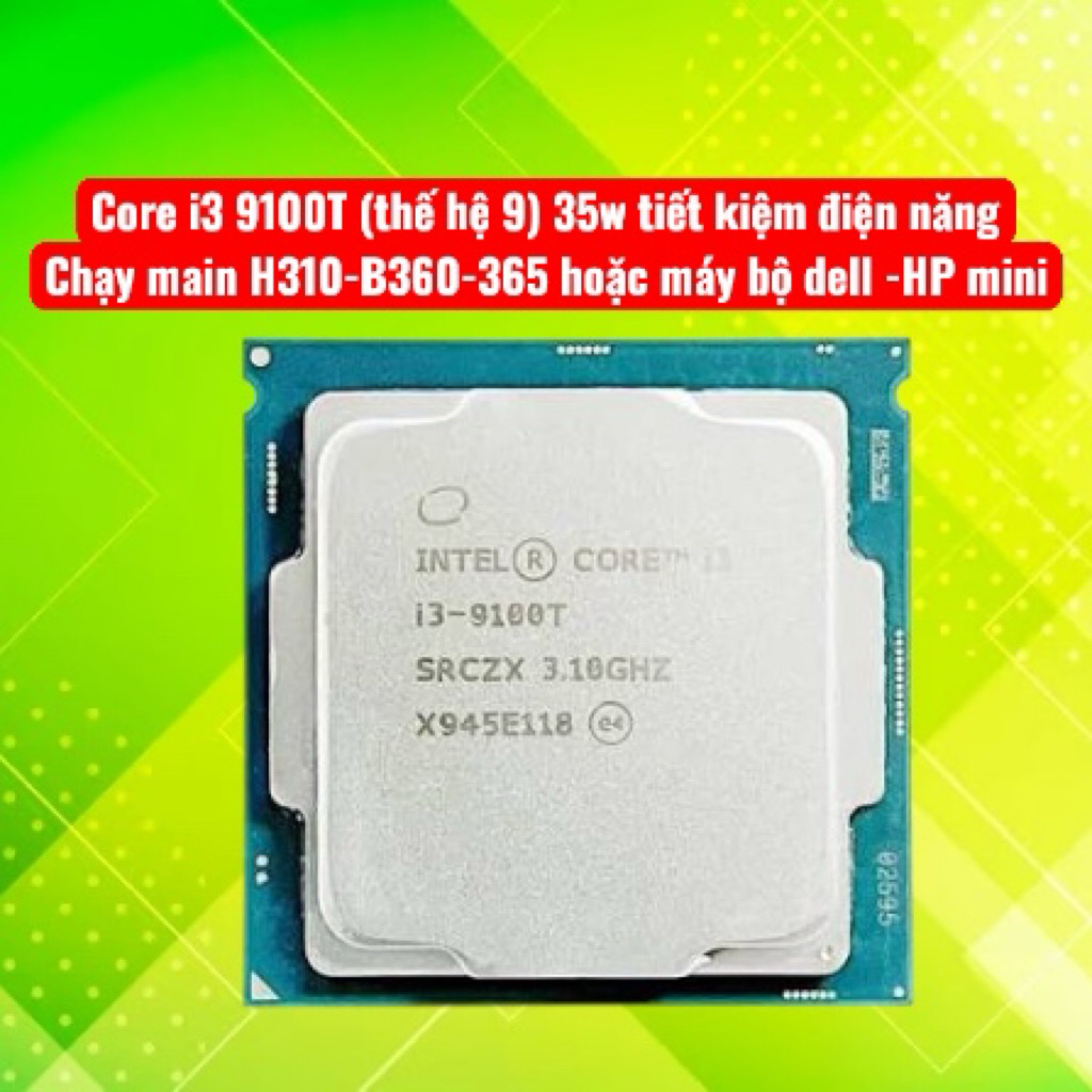 Core i3 9100T(第9代)消耗35w,使用8-9代主H310-B360-B365或mini型號 | 蝦皮購物