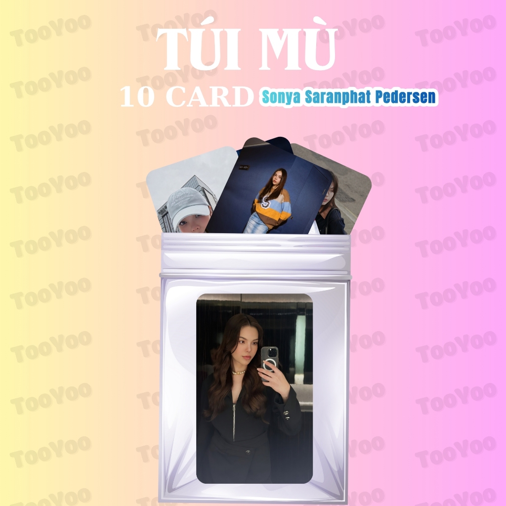 盲袋 10 張 Sonya Saranphat Pedersen 卡帶圓角 TooYoo CARD0313 | 蝦皮購物