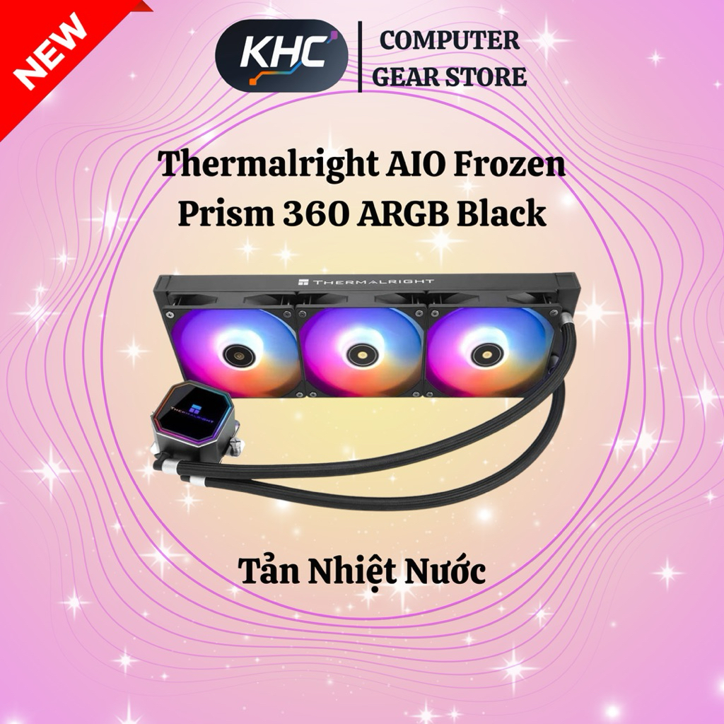 AIO Thermalright Frozen Prism 240/360 黑色 ARGB 2fan/3fan 水冷器( | 蝦皮購物