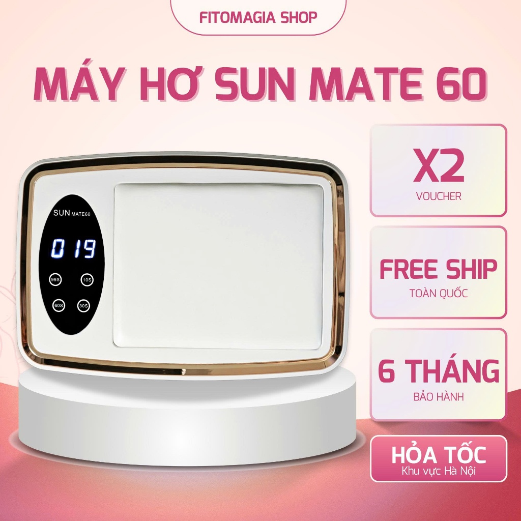 SUN MATE-60 T10 凝膠乾燥器,容量 380W - 90 個正品 LED/UV 燈泡,快乾指甲凝膠 | 蝦皮購物