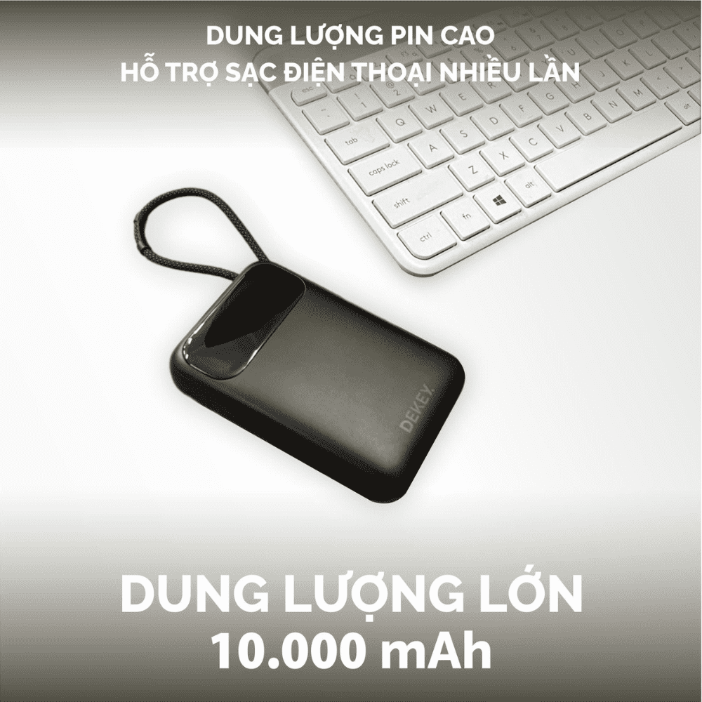 DEKEY Power Pioneer 10,000mAh 20W 備用電池 – 2025 系列新電池,小巧方便 | 蝦皮購物