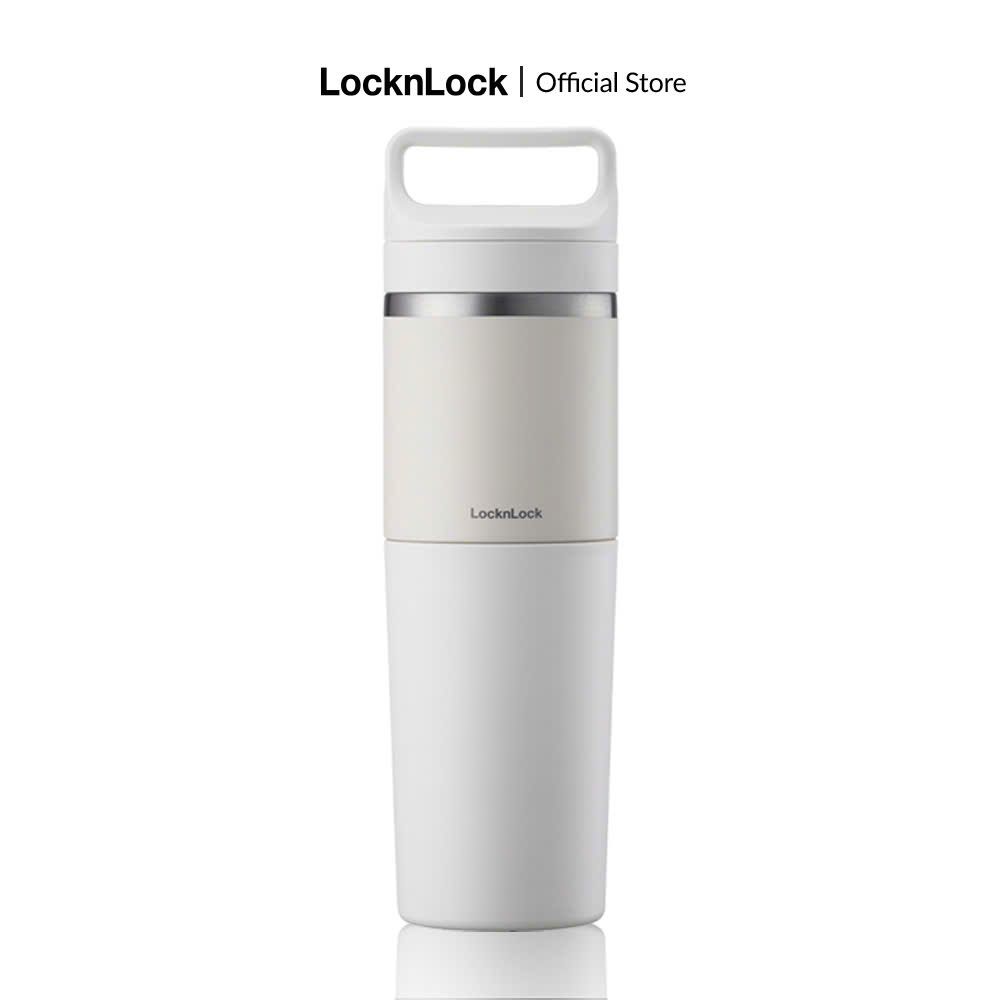 Locknlock Slo 2in1 帶不倒翁組合帶杯子 LHC4332 容量 600ML,4 種顏色 - K-MALL | 蝦皮購物