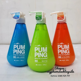 韓國 Pum Ping 牙膏 285GR - PUMPING K R | 蝦皮購物